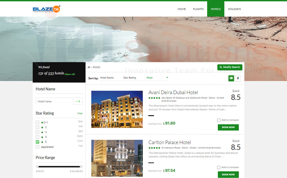 Hotel Booking Engine Software | Hotel Management Software - IT4T Solutions
