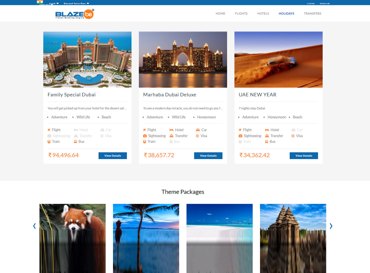 Package Booking Engine Software - IT4T Solutions